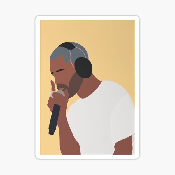 "Frank Ocean " Sticker for Sale by Max Potter | Redbubble