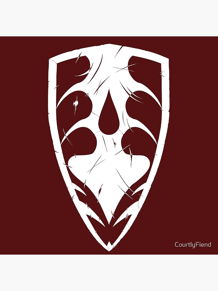 "Blood Shield" Poster for Sale by CourtlyFiend | Redbubble