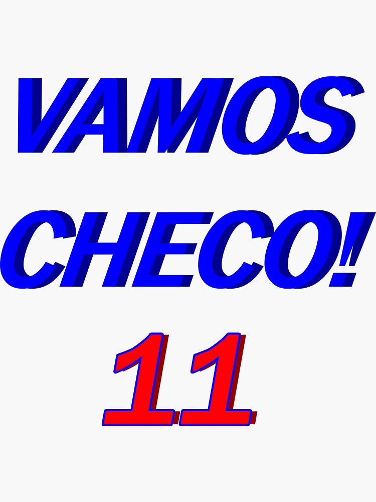 "Vamos checo Sergio Perez" Sticker for Sale by Pajs | Redbubble