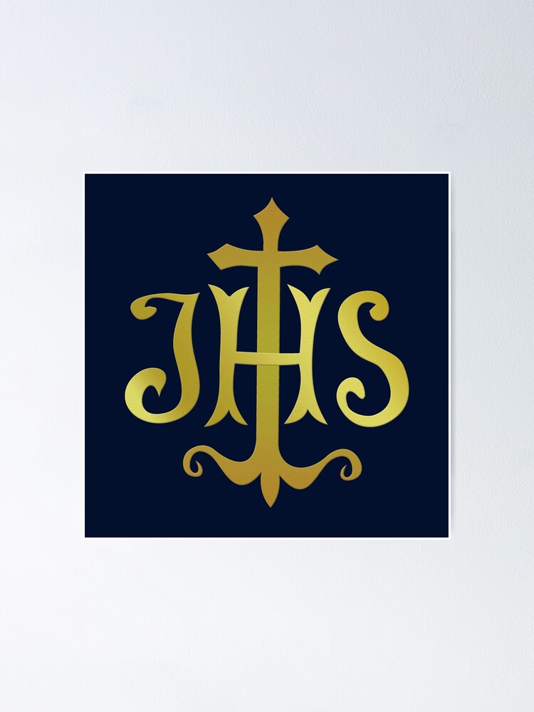 Póster «Cristograma JHS» de neteor | Redbubble