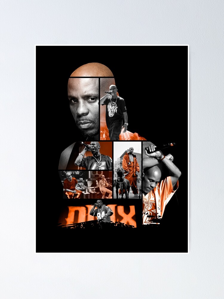 "DMX rip | hip hop music legend 90s" Poster by Svinil | Redbubble