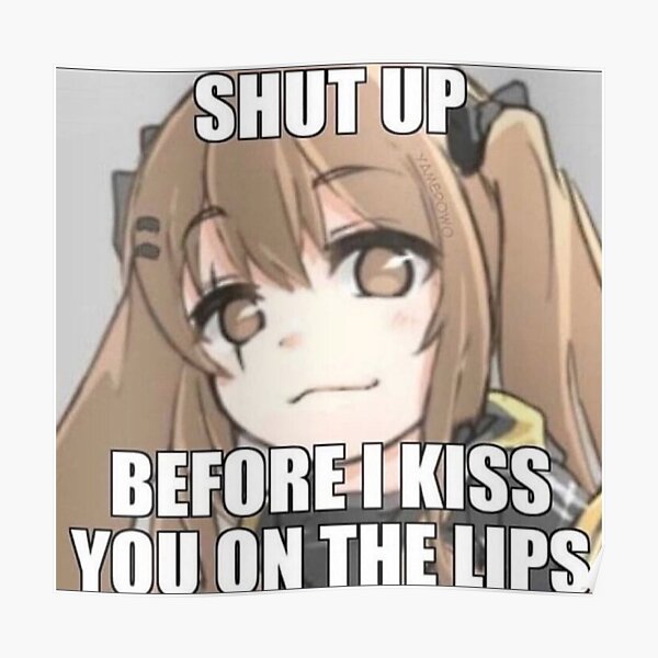 "UMP 45 Girls Frontline meme" Poster by 1Zaners | Redbubble