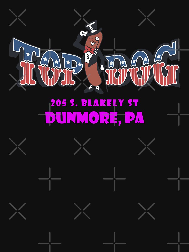"Top Dog Arcade Dunmore, PA" Essential T-Shirt for Sale by TeeArcade84 ...