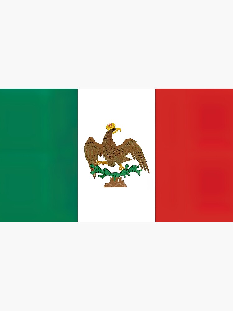 Póster for Sale con la obra «1821 Bandera Mexicana - La Primera Bandera ...