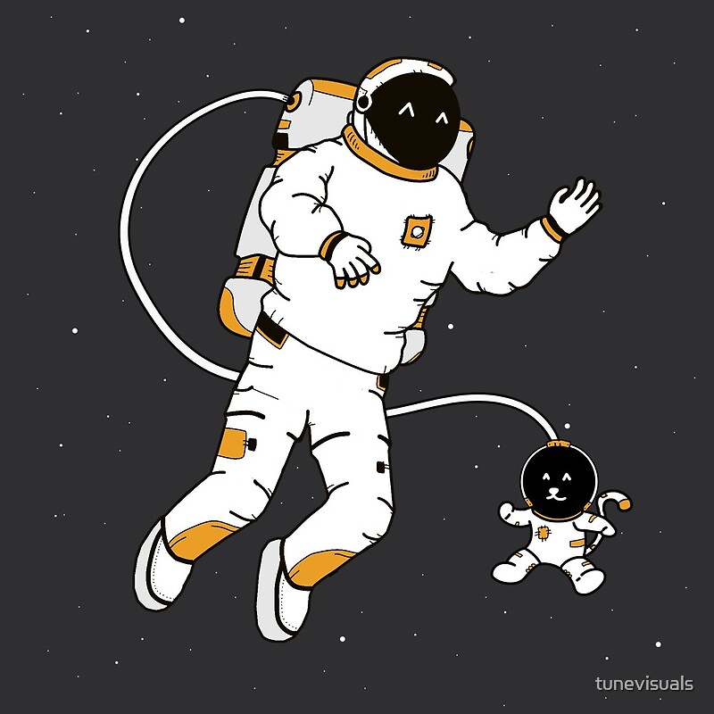"Astronaut friends" by tunevisuals | Redbubble