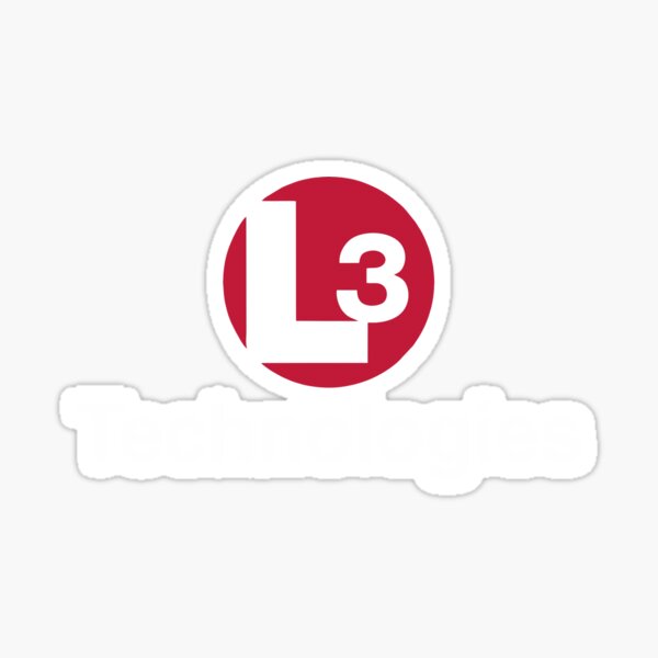 "L3 Technologies." Sticker for Sale by Pratki | Redbubble
