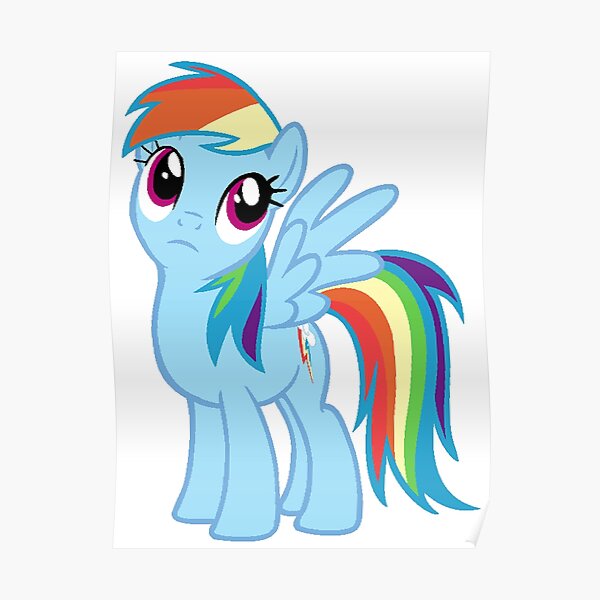 "mlp rainbow dash" Poster by pokemon99883 | Redbubble