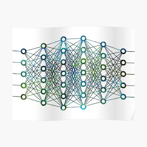 "Deep Neural Network" Poster by EvasDreams | Redbubble