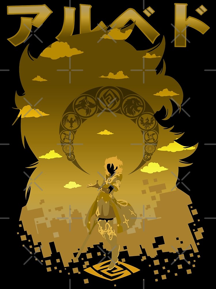 "GENSHIN IMPACT ALBEDO" Art Print for Sale by Minami14R | Redbubble