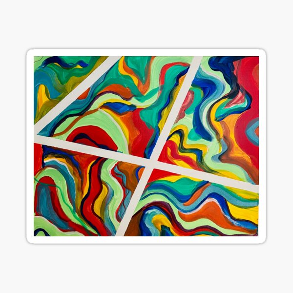 "Dizzy" Sticker for Sale by ElleDelaneyArt | Redbubble