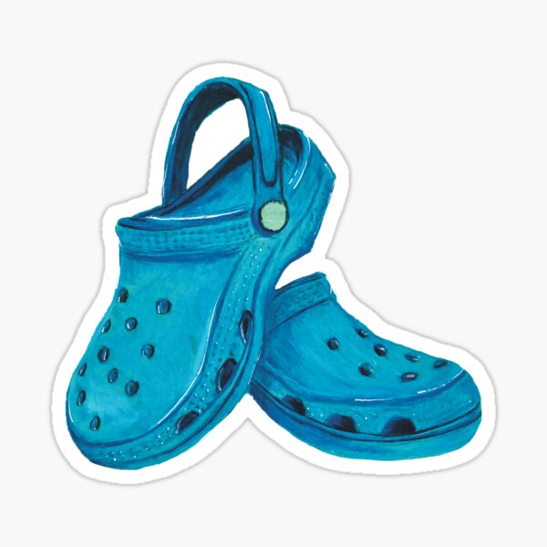 "crocs" Sticker for Sale by ksmith720 | Redbubble