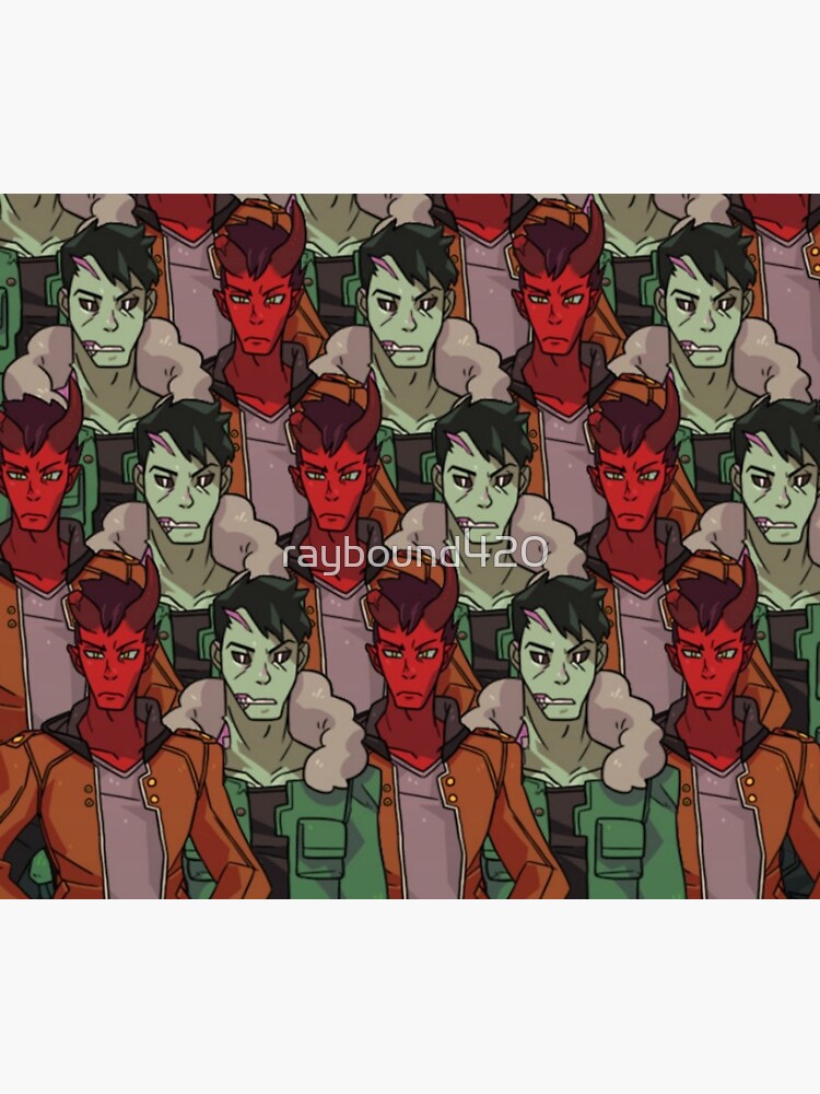 "Monster Prom: Brian/Damien" Sticker by raybound420 | Redbubble