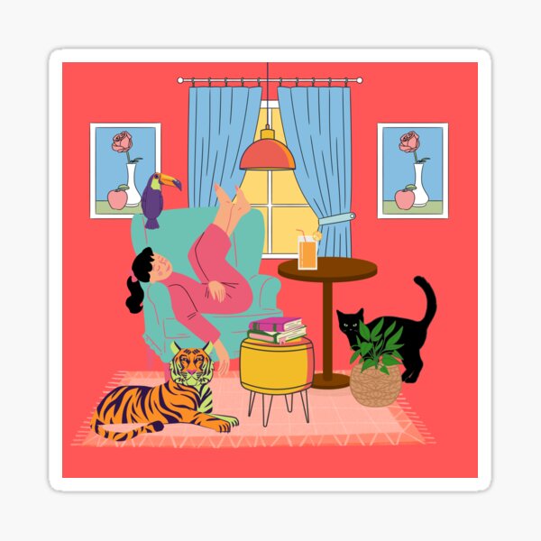 "Maximalism Style " Sticker by NBash1 | Redbubble