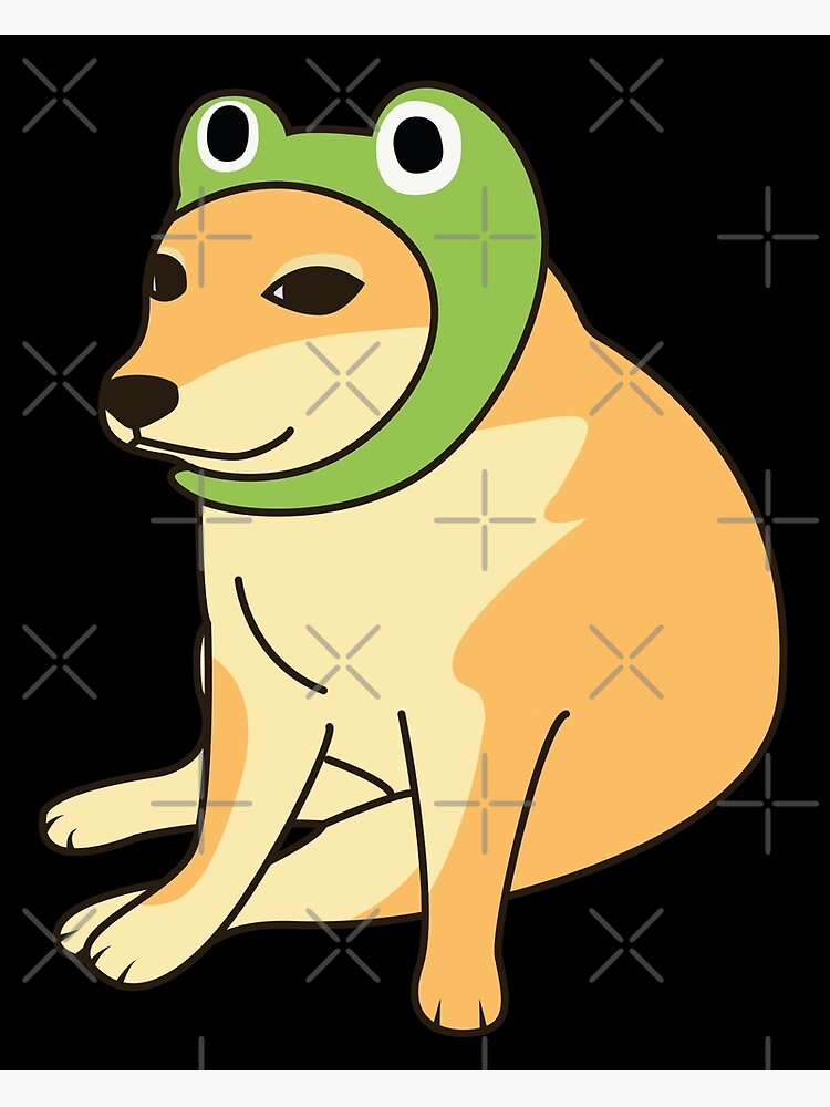 "Cheems with hat" Photographic Print by Atsuwu | Redbubble