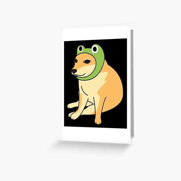"Cheems with hat" Greeting Card by Atsuwu | Redbubble
