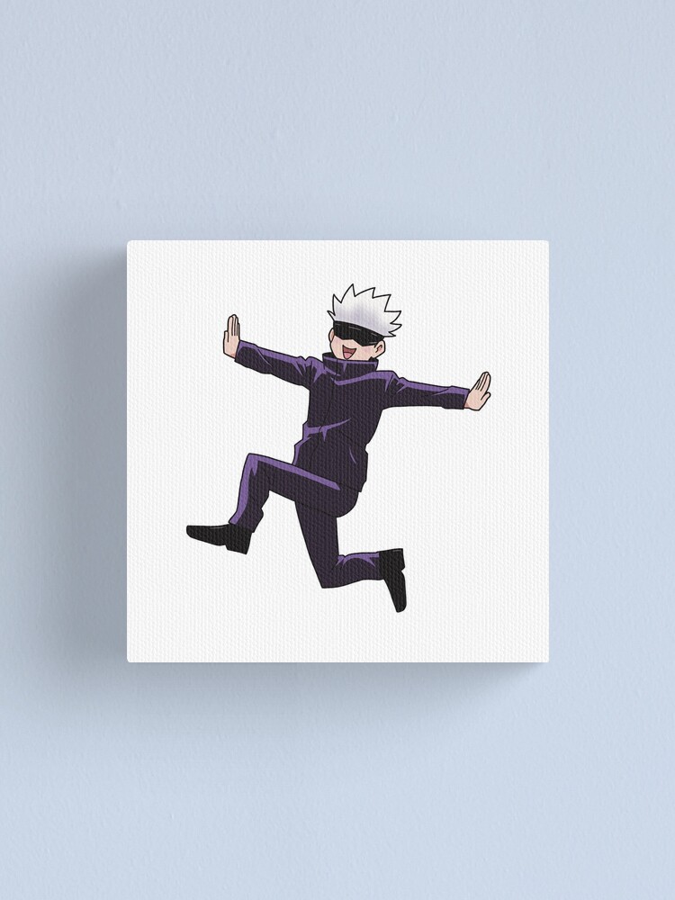 "Gojo Satoru flower field scene (only gojo)" Canvas Print by kiikami ...