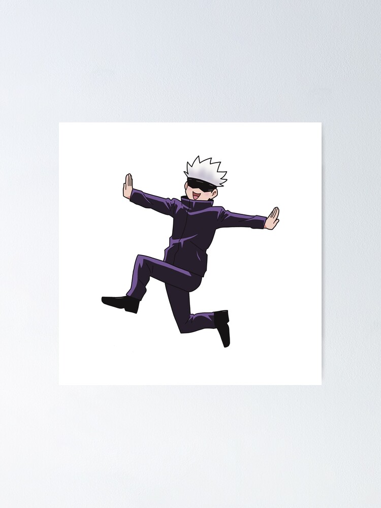 "Gojo Satoru flower field scene (only gojo)" Poster von kiikami | Redbubble