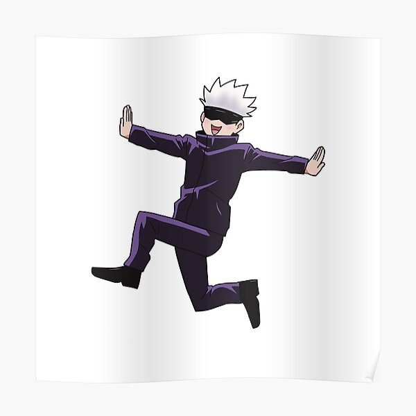 "Gojo Satoru flower field scene (only gojo)" Poster von kiikami | Redbubble