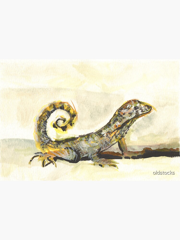"FUNKY LIZARD" Sticker for Sale by oldstocks | Redbubble