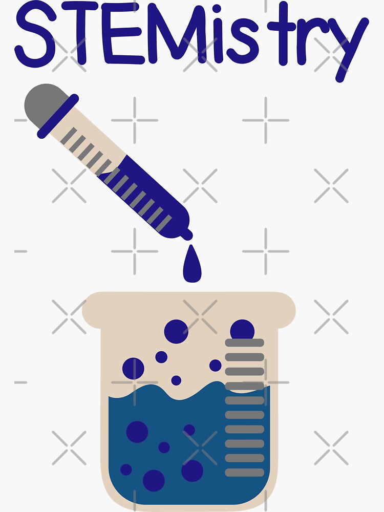 "Gift for Chemist: STEMistry" Sticker for Sale by j9gothbe | Redbubble