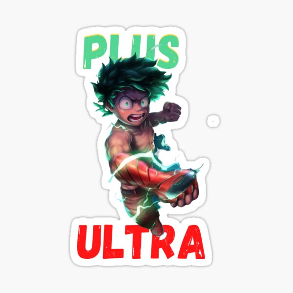 "Deku Plus Ultra My Hero Academia T-shirt" Sticker for Sale by ...