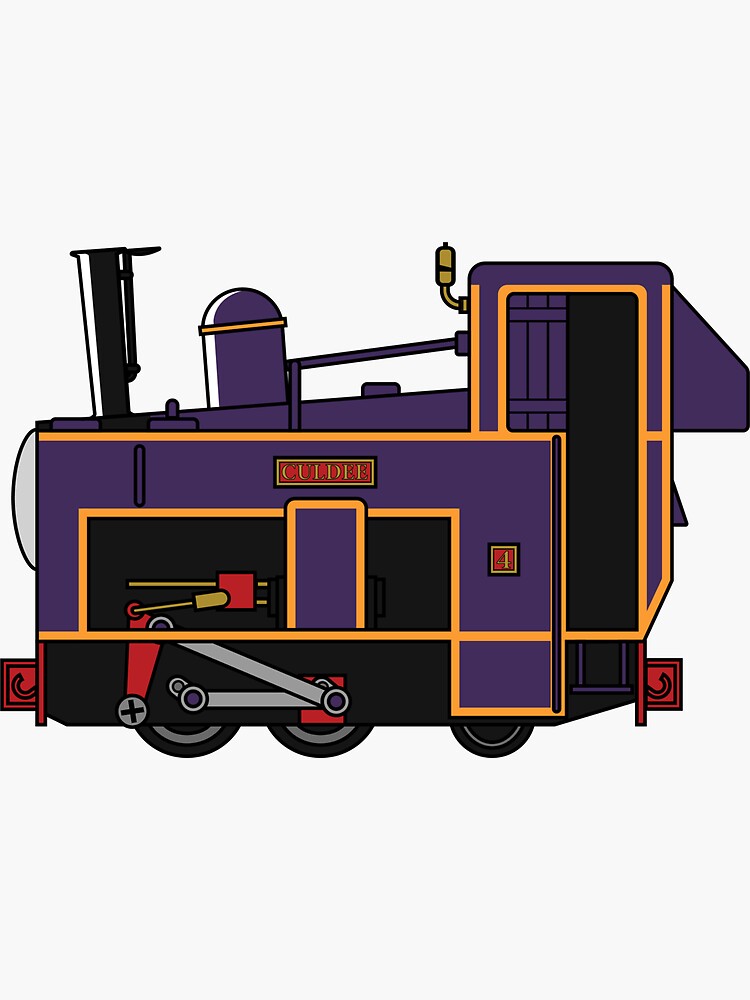 "Culdee the Mountain Engine" Sticker for Sale by WestieMerch | Redbubble