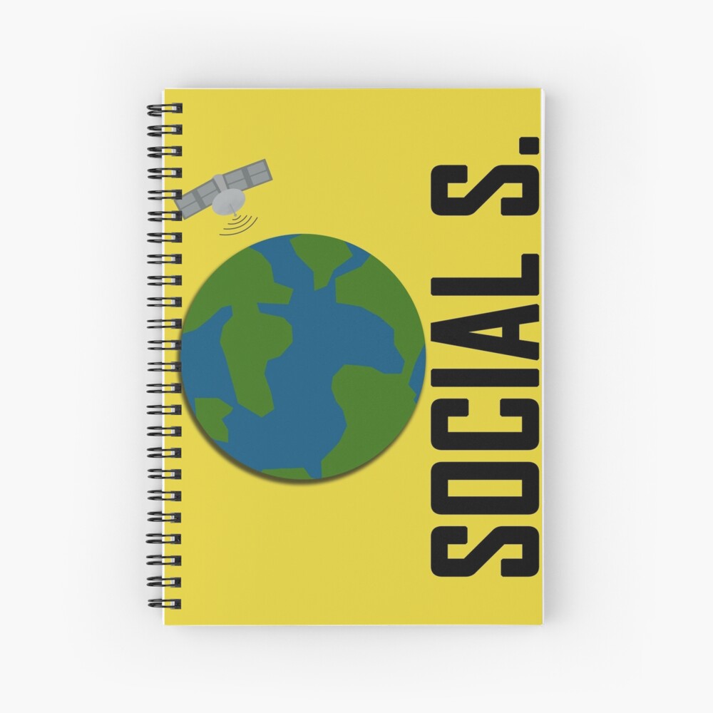"Social Studies" Spiral Notebook for Sale by Sarah-Sams | Redbubble