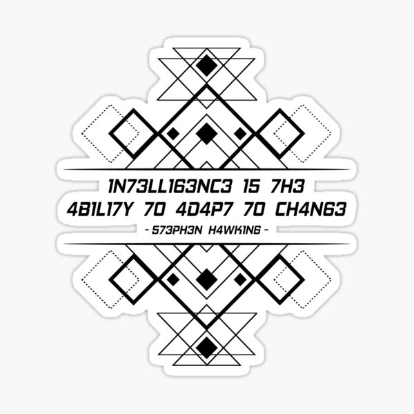 "Stephen Hawking" Sticker for Sale by rafaelzbs | Redbubble