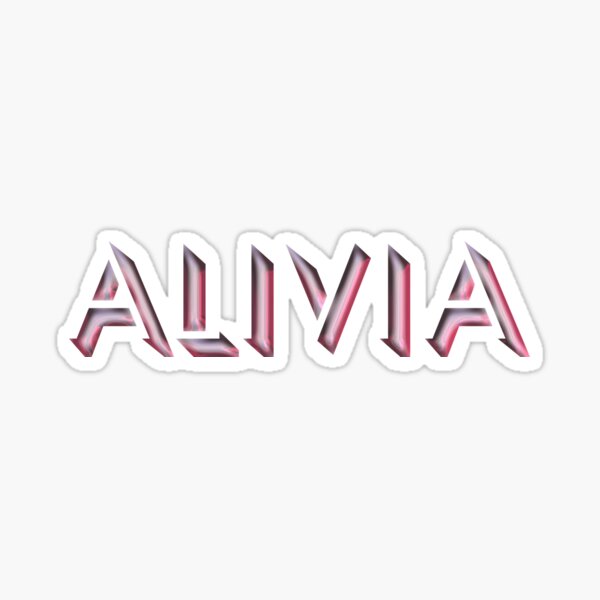 Alivia Stickers | Redbubble