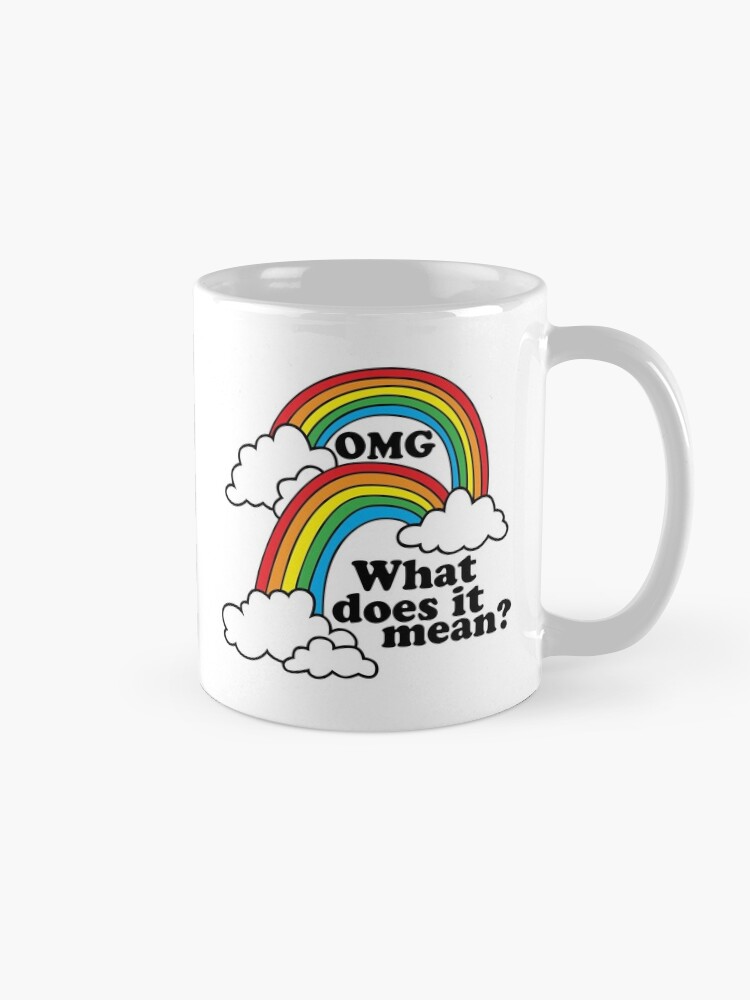 "Double Rainbow - OMG" Coffee Mug for Sale by DetourShirts | Redbubble