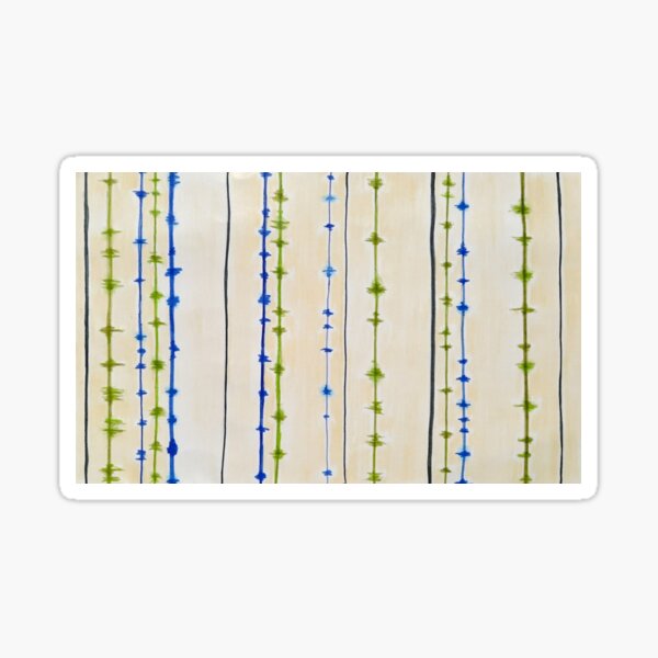 "Blue-Black-Green" Sticker for Sale by DETalas | Redbubble