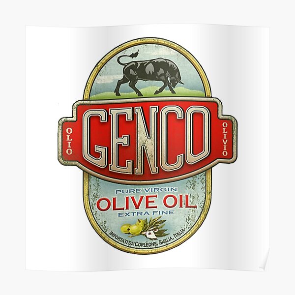 "Genco Oil" Poster for Sale by Nefiller | Redbubble