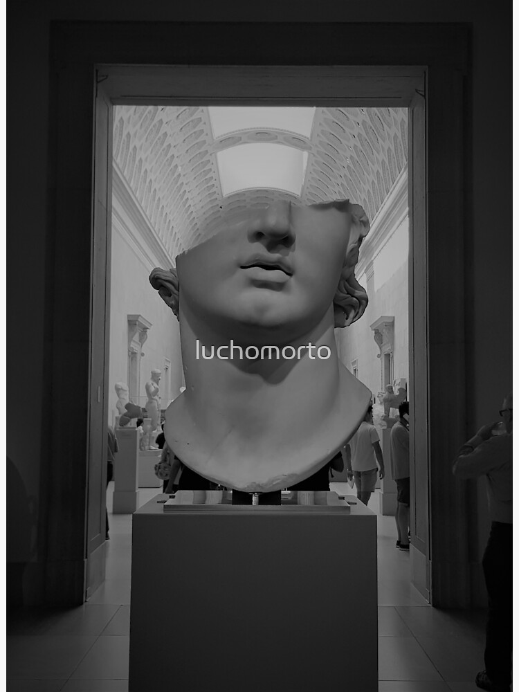 "Half Head" Sticker for Sale by luchomorto | Redbubble