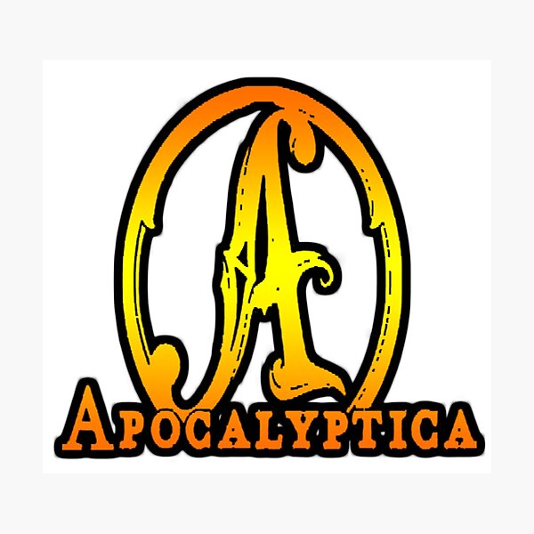 "Best band logos rock apocalyptica metal band" Photographic Print for ...