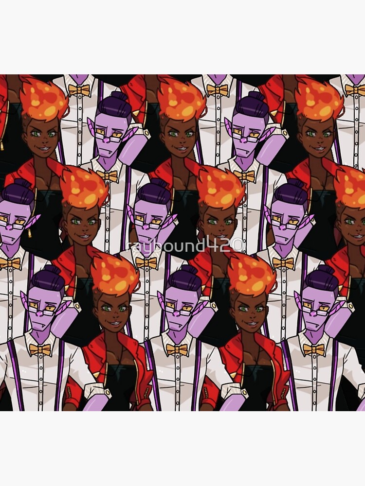 "Monster Prom: Amira/Liam " Poster for Sale by raybound420 | Redbubble