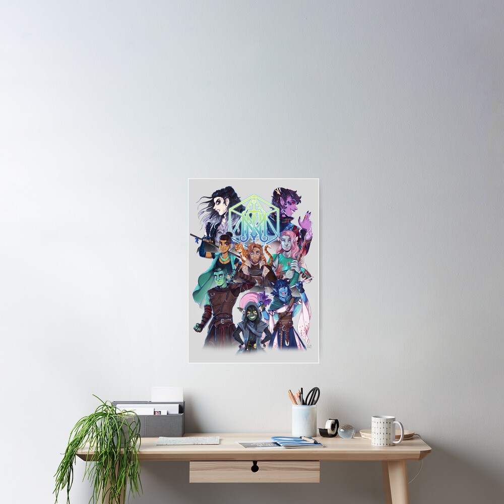 "The Mighty Nein" Poster for Sale by Kellbellz | Redbubble