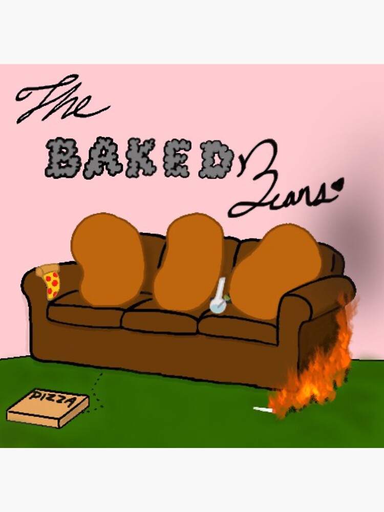 "Baked Beans" Sticker for Sale by NuclearQueer | Redbubble