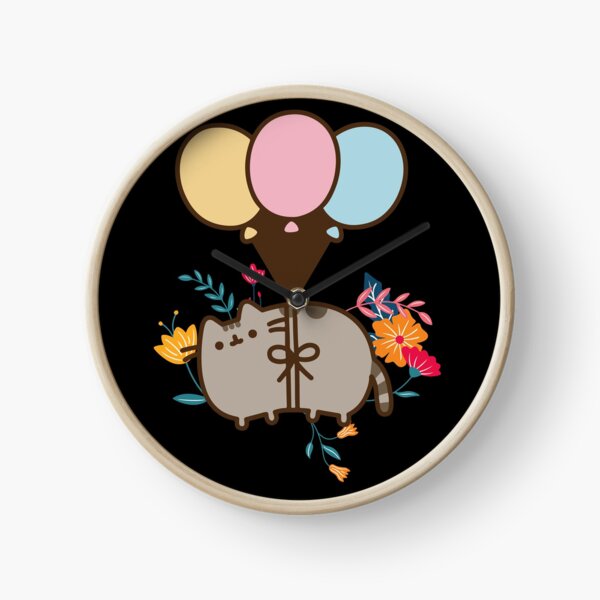 Pusheen Cat Clocks | Redbubble