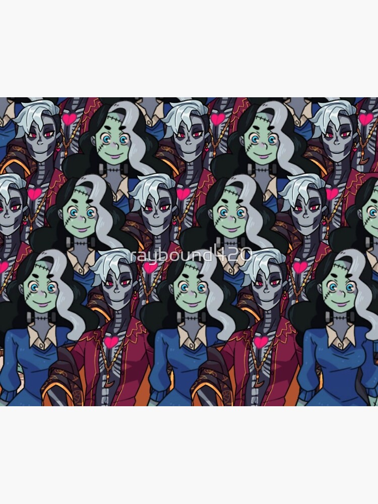 "Monster Prom: Vicky/Milo " Sticker for Sale by raybound420 | Redbubble