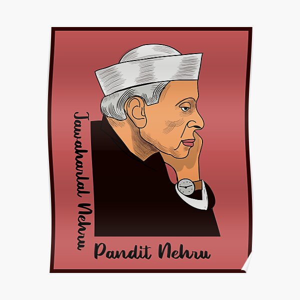 "Jawaharlal Nehru t-shirt | Jawaharlal Nehru poster | Jawaharlal Nehru ...