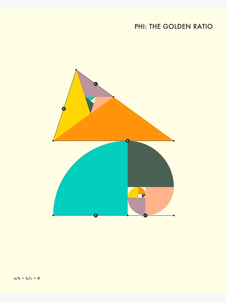"PHI: THE GOLDEN RATIO" Poster for Sale by JazzberryBlue | Redbubble