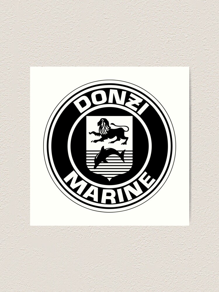 "Donzi Marine Boats Logo Yachts" Art Print by kamikembali | Redbubble