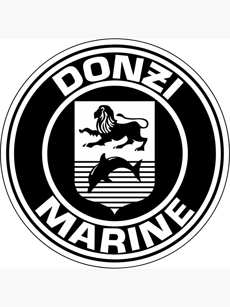 "Donzi Marine Boats Logo Yachts" Art Print by kamikembali | Redbubble