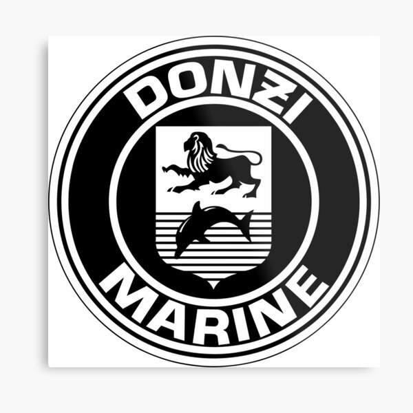 "Donzi Marine Boats Logo Yachts" Metal Print for Sale by kamikembali ...