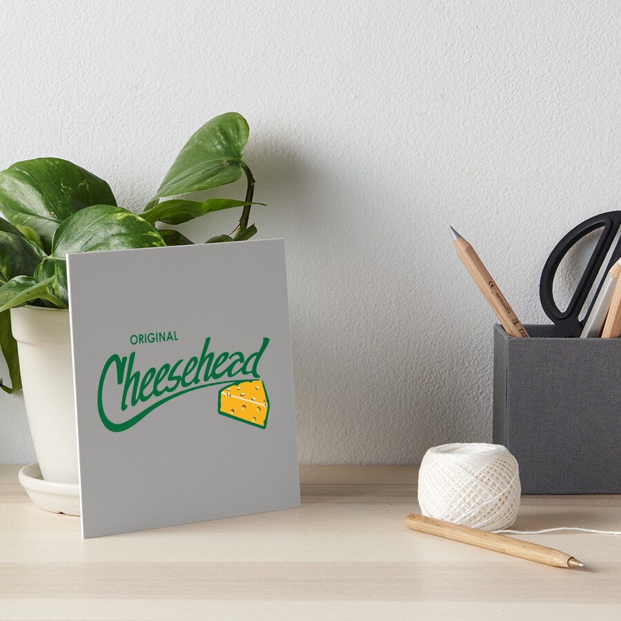 "Awesome Cheesehead Logo" Art Board Print by phaniafifah | Redbubble