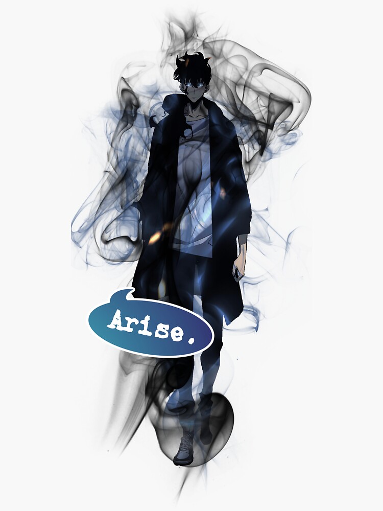 "Solo Leveling - Sung Jin Woo (Arise ver.)" Sticker for Sale by ...