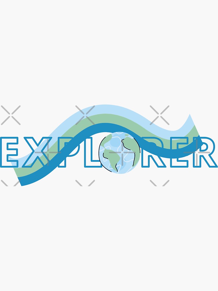 "Explorer" Sticker for Sale by theminimalspot | Redbubble