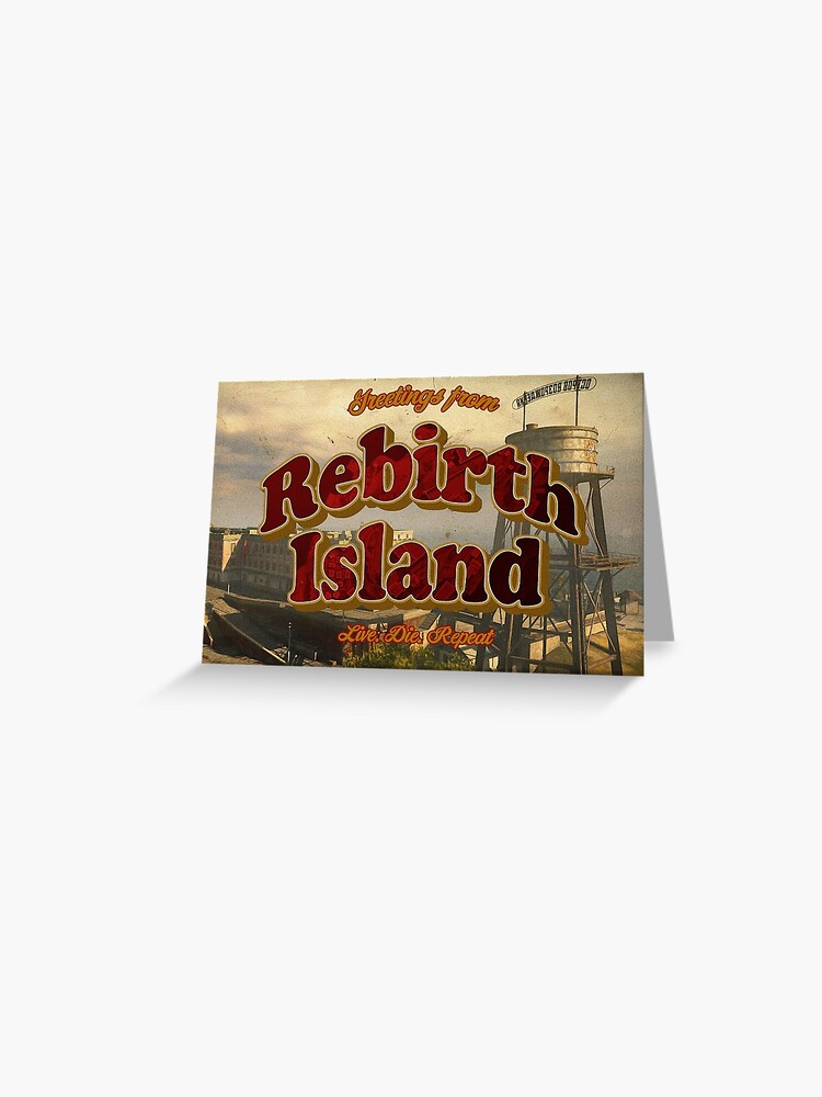 "Greetings from Rebirth Island" Greeting Card for Sale by MetaShift ...