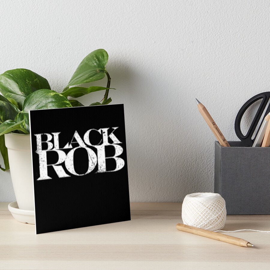 "Robert ross , Rapper Black Rob" Art Board Print by Irfan-khan | Redbubble