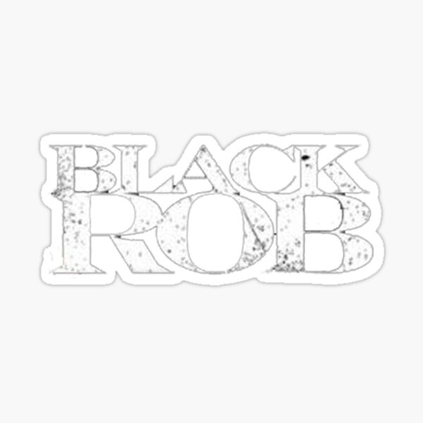 "Robert ross , Rapper Black Rob" Sticker for Sale by Irfan-khan | Redbubble